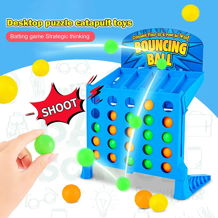 Bouncing Ball Game Interesting Table Connect 4 Game Series Educational ...