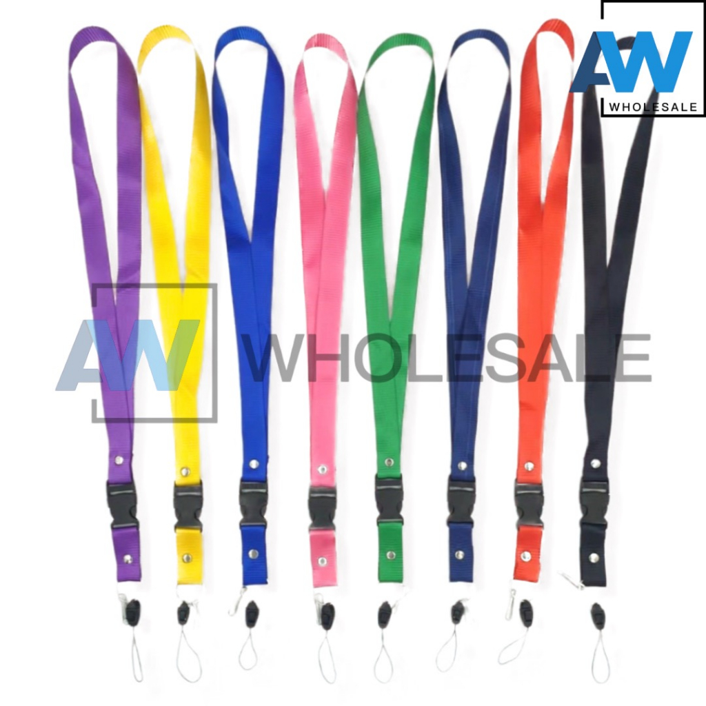 XP-1077 (1 pc) Plain Color Lanyard ID Lace Name tag Sling ID Holder ...