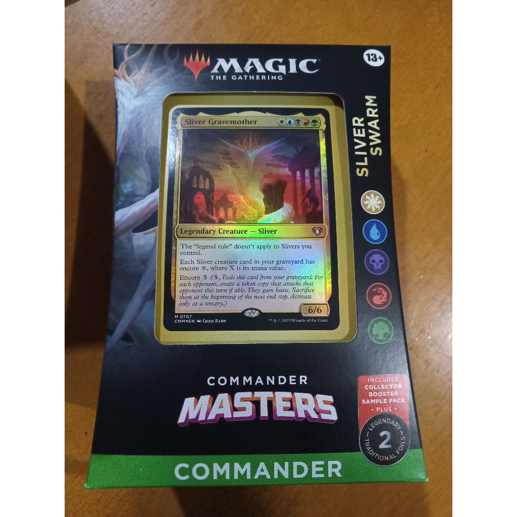 MTG Silver Swarm Sliver Gravemother Commander Masters Commander Deck ...