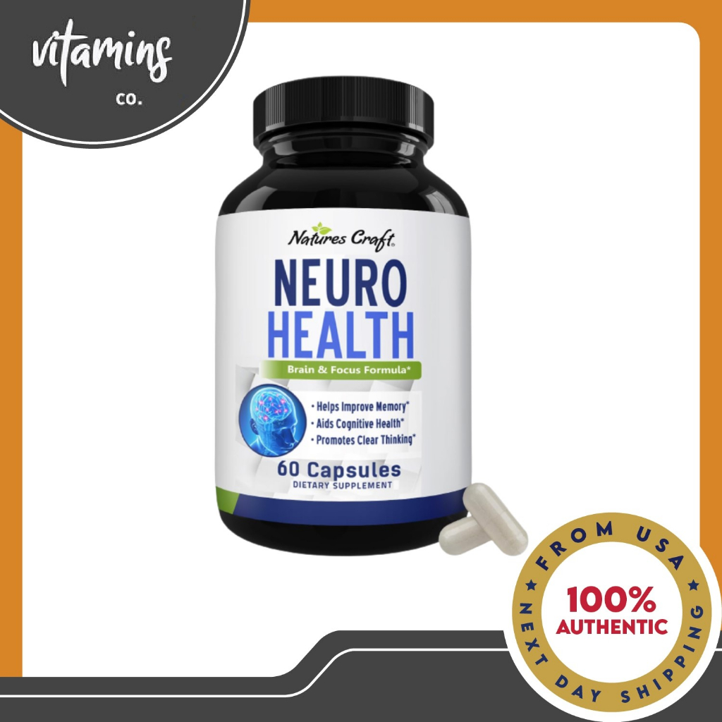 Nature's Craft Neuro Health Brain & Focus Formula (60 count) | Shopee Philippines