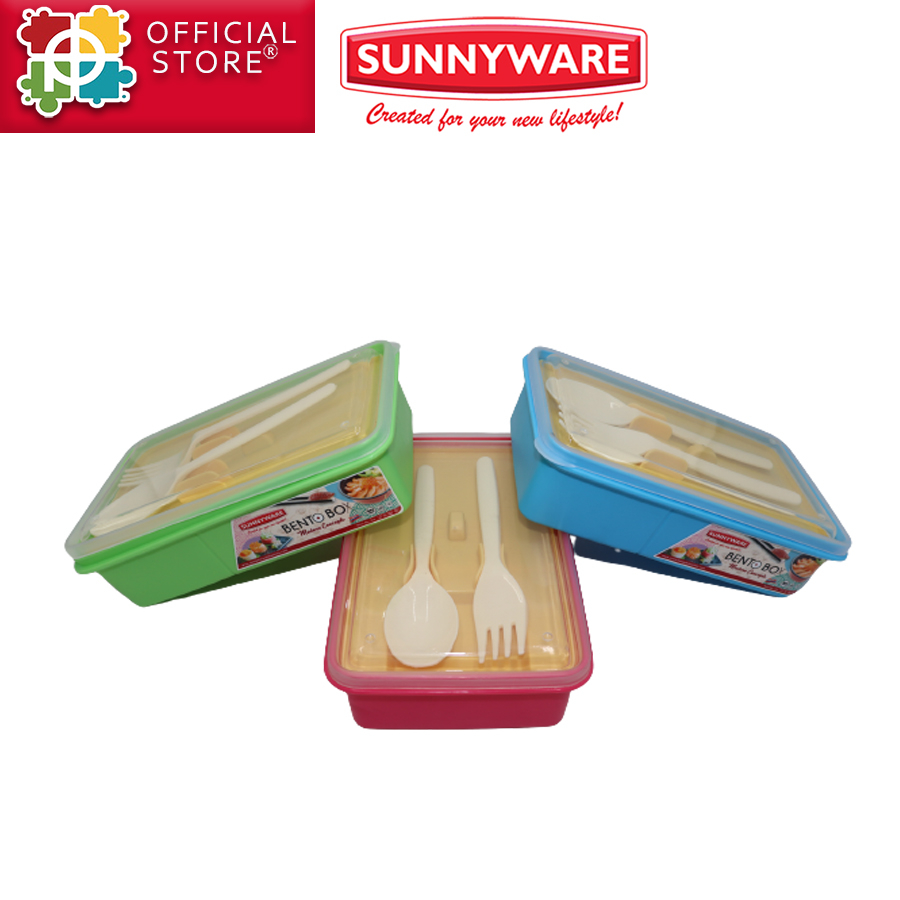 Sunnyware 516 Bento Lunch Box w/ Divider & S & F | Shopee Philippines