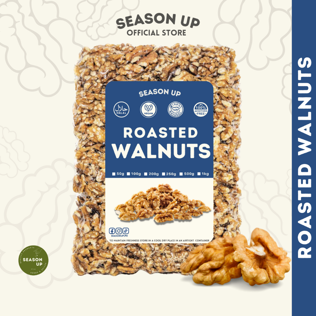 Seasonup Premium Roasted walnuts. | Shopee Philippines