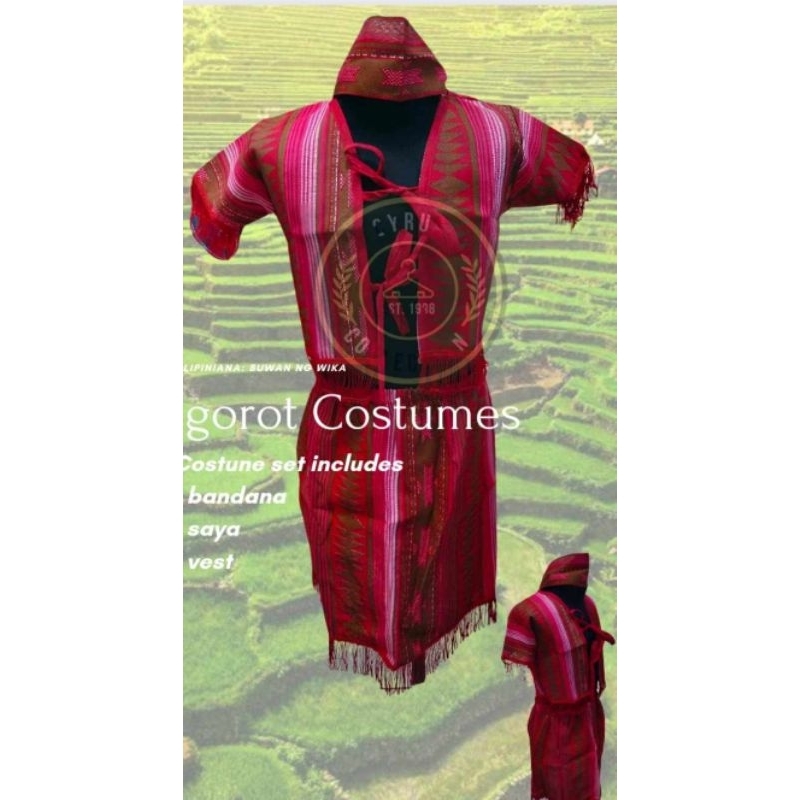 Igorot Costume set (Buwan ng wika) | Shopee Philippines