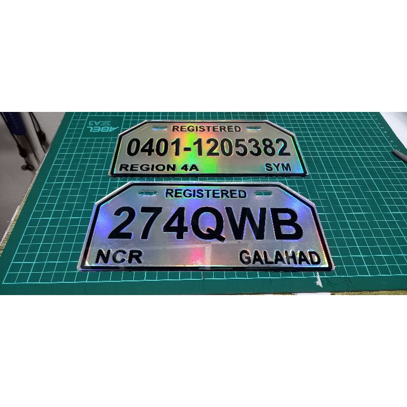 Temporary Motorcycle Plates (ACRYLIC 3MM) | Shopee Philippines