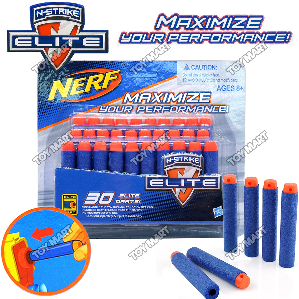 NF Elite MegaStrike Dart Refill Set 30 Darts for Toy Gun | Shopee ...