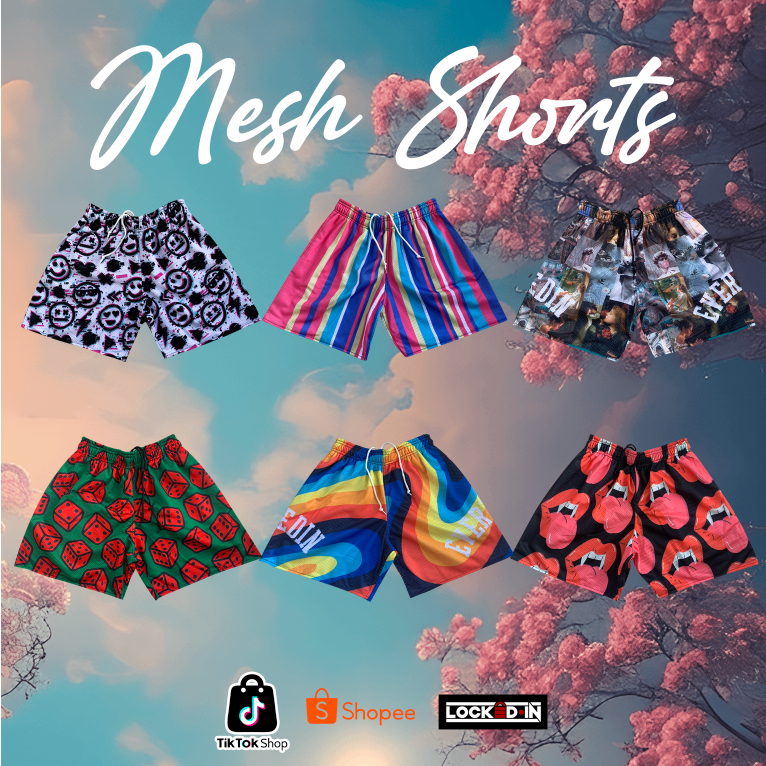 Above the Knee Locked In Mesh Shorts | Shopee Philippines