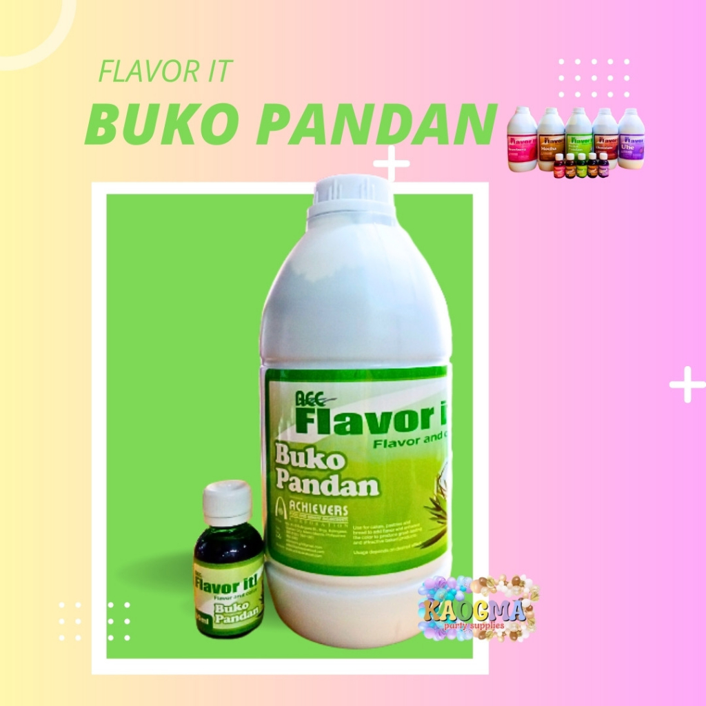 FLAVOR IT BUKO PANDAN KILO food color BAKING NEEDS | Shopee Philippines