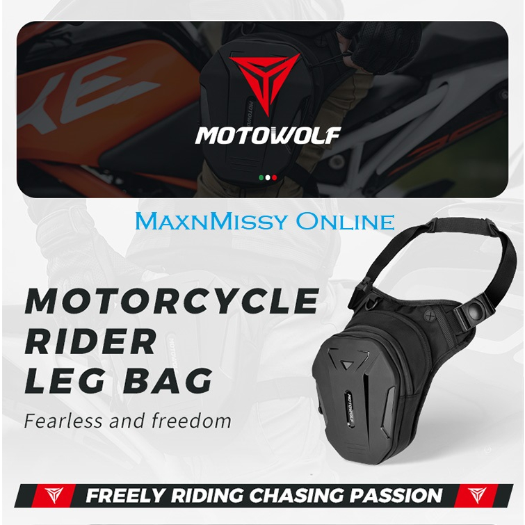Original MOTOWOLF® LEG BAG / CROSSBODY BAG / CHEST BAG / Water ...