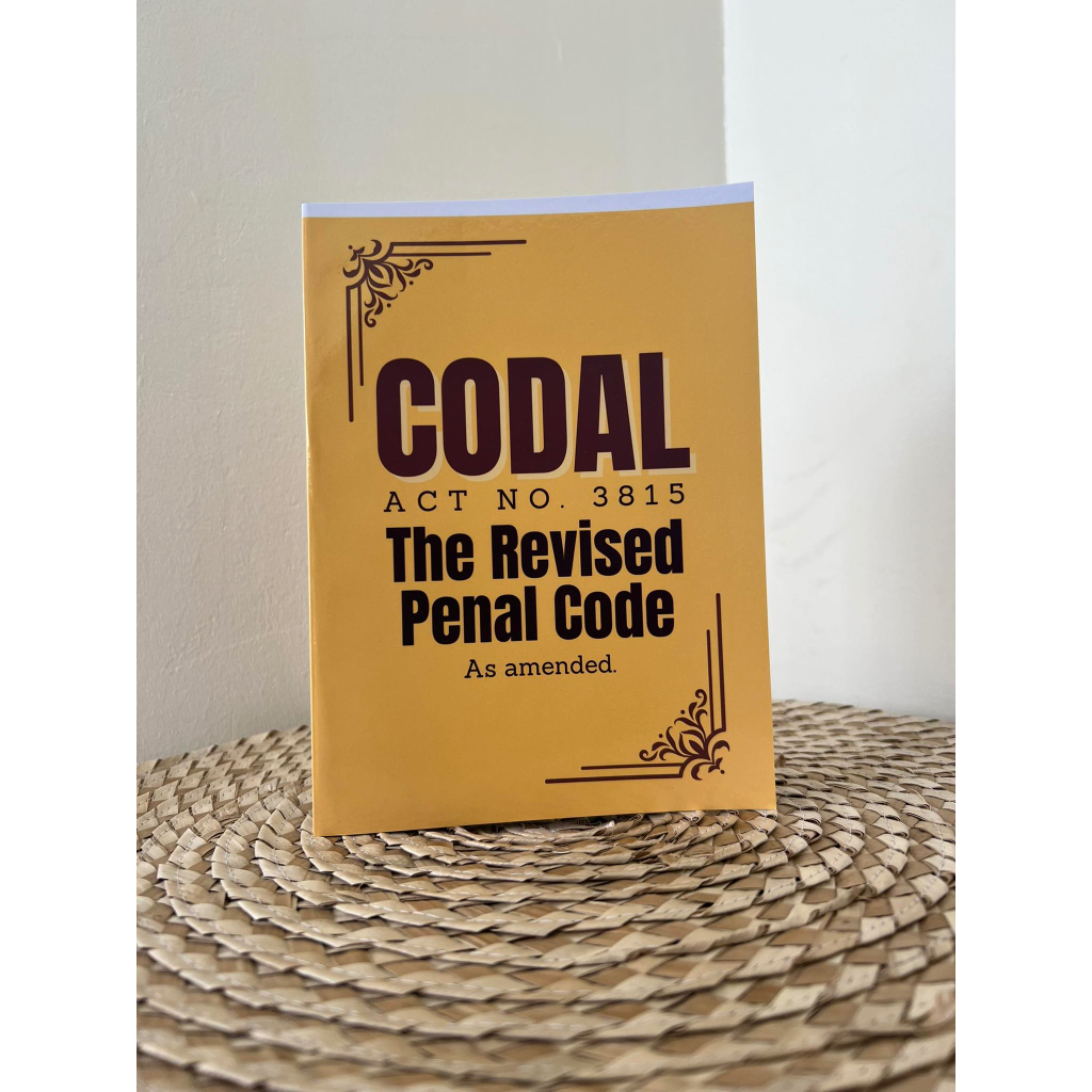 CODAL The Revised Penal Code / RPC Codal | Shopee Philippines