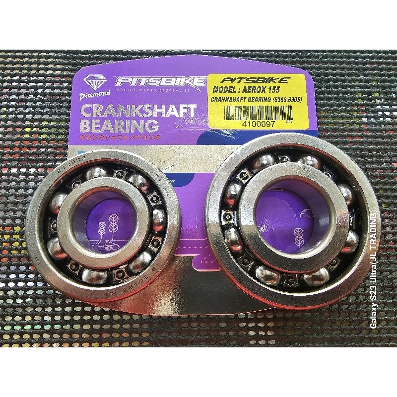 PITSBIKE DIAMOND CRANKSHAFT BEARING SET FOR YAMAHA AEROX 155/NMAX 155 (V1 AND V2) | Shopee ...