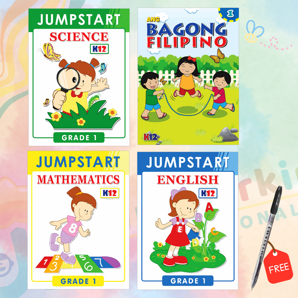 WKOS GRADE 1 JUMPSTART WORKBOOKS (English, Filipino, Science ...