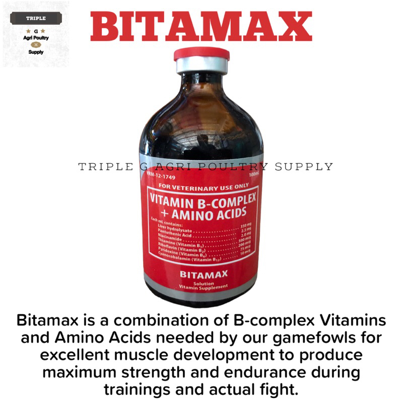 Bitamax 100ml - Vitamin B Complex + Amino Acids | Shopee Philippines
