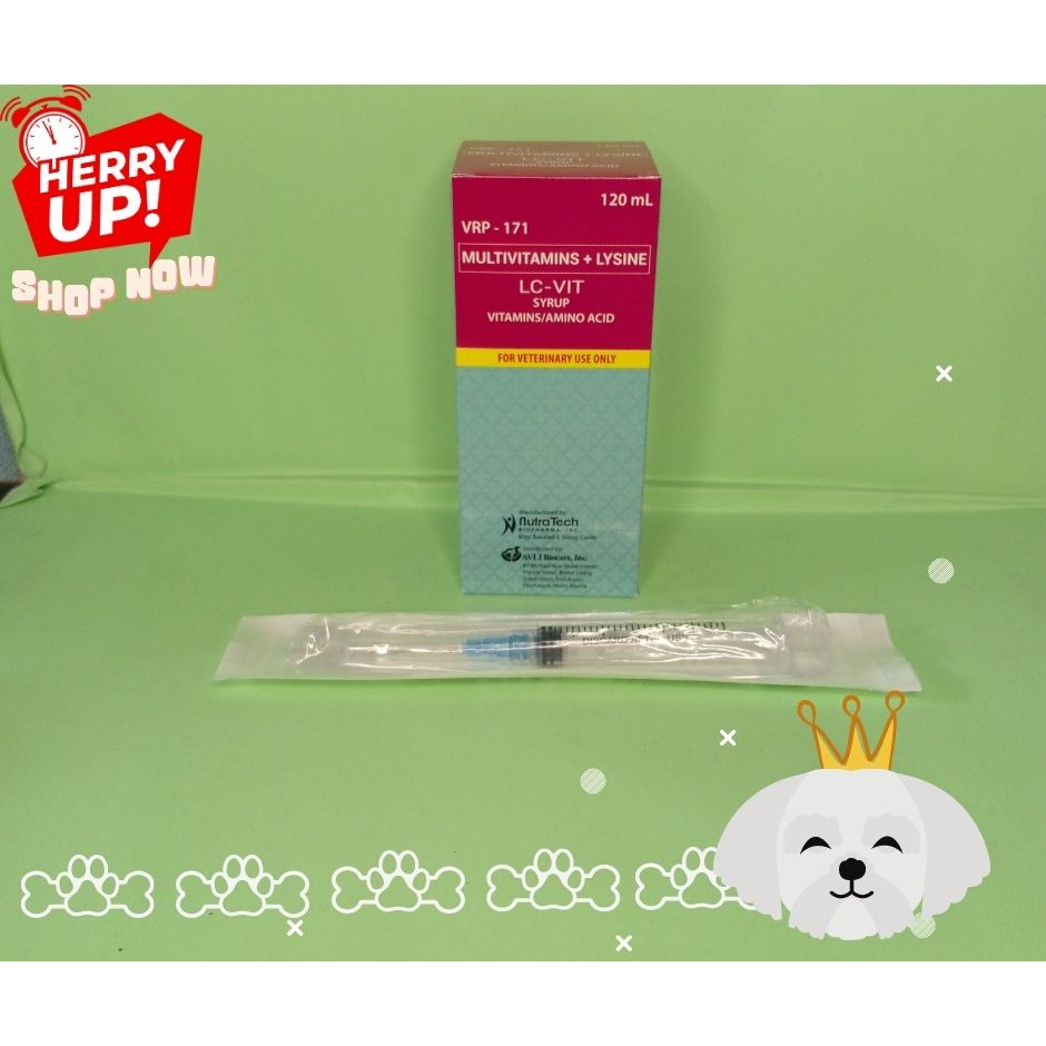 LC Vit Mutivitamins Syrup 120 ml with 1 FREE SYRINGE | Shopee Philippines