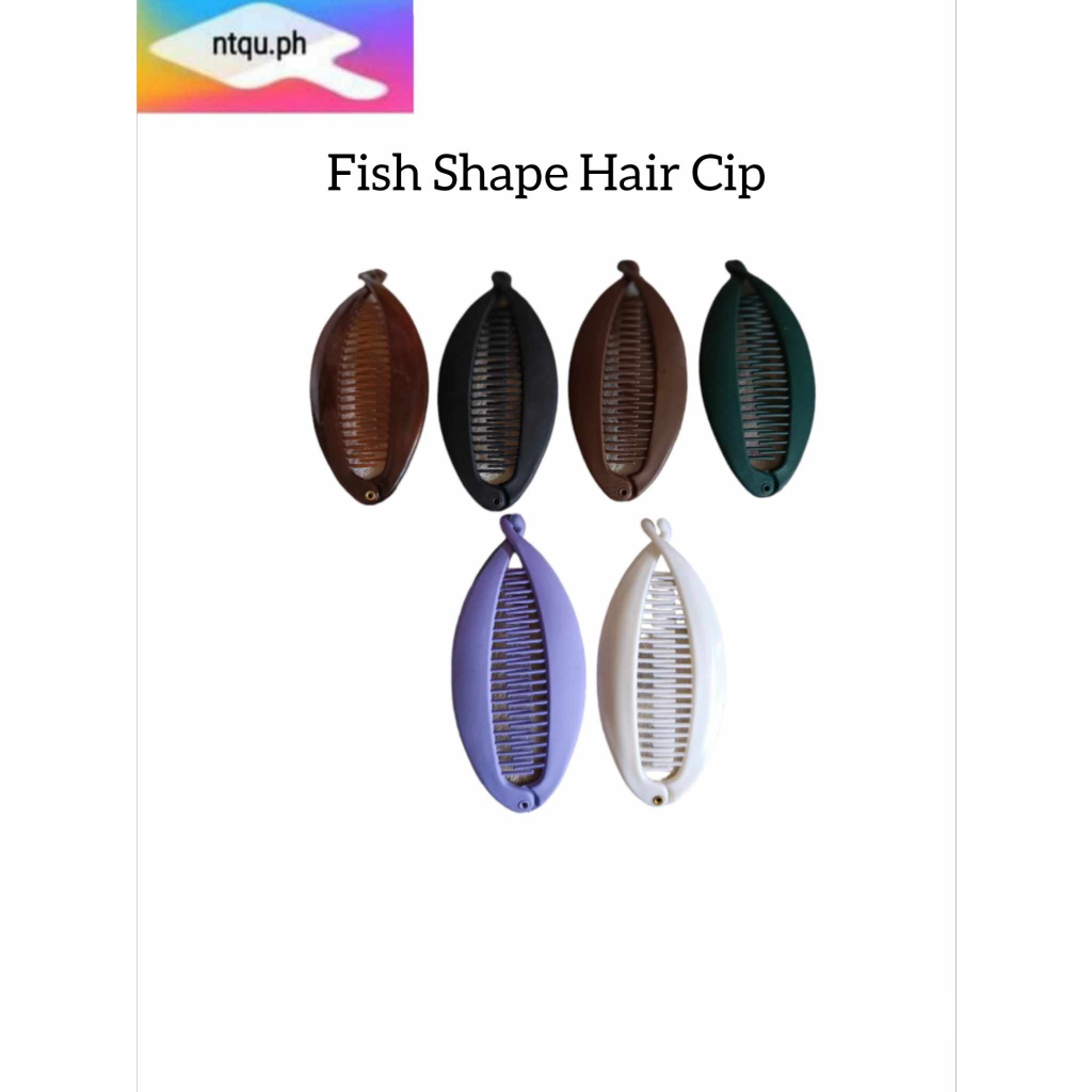 Fish Shape Hair Claw Clips Banana Clips Barrettes | Shopee Philippines