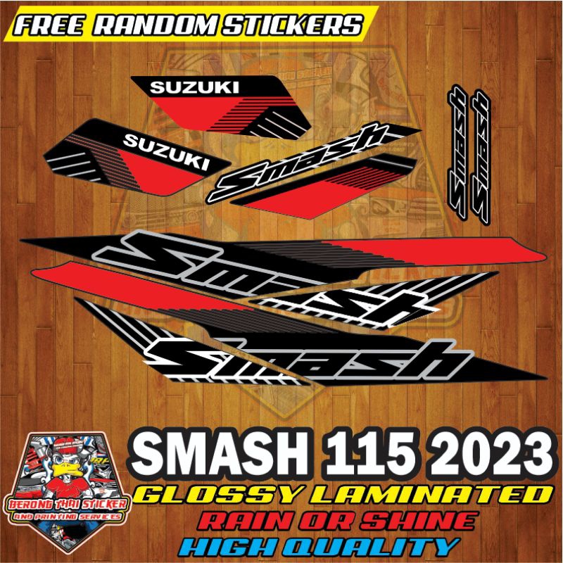 Smash 115 2023 Stock Decals | Shopee Philippines