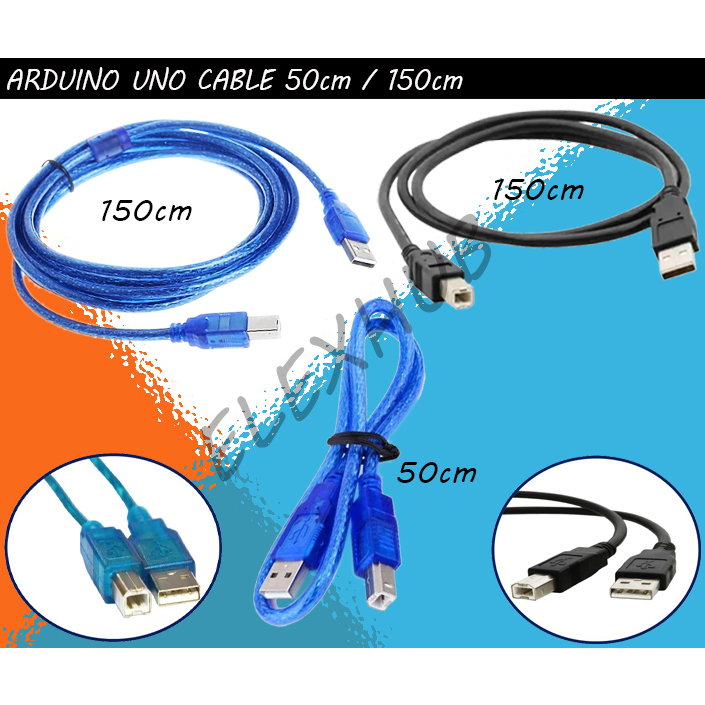 ARDUINO UNO CABLE (50cm/150cm) | Shopee Philippines