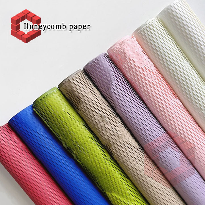 QJOQ.ph | 50cmx10yards | Colorful honeycomb paper wrapper for packaging ...