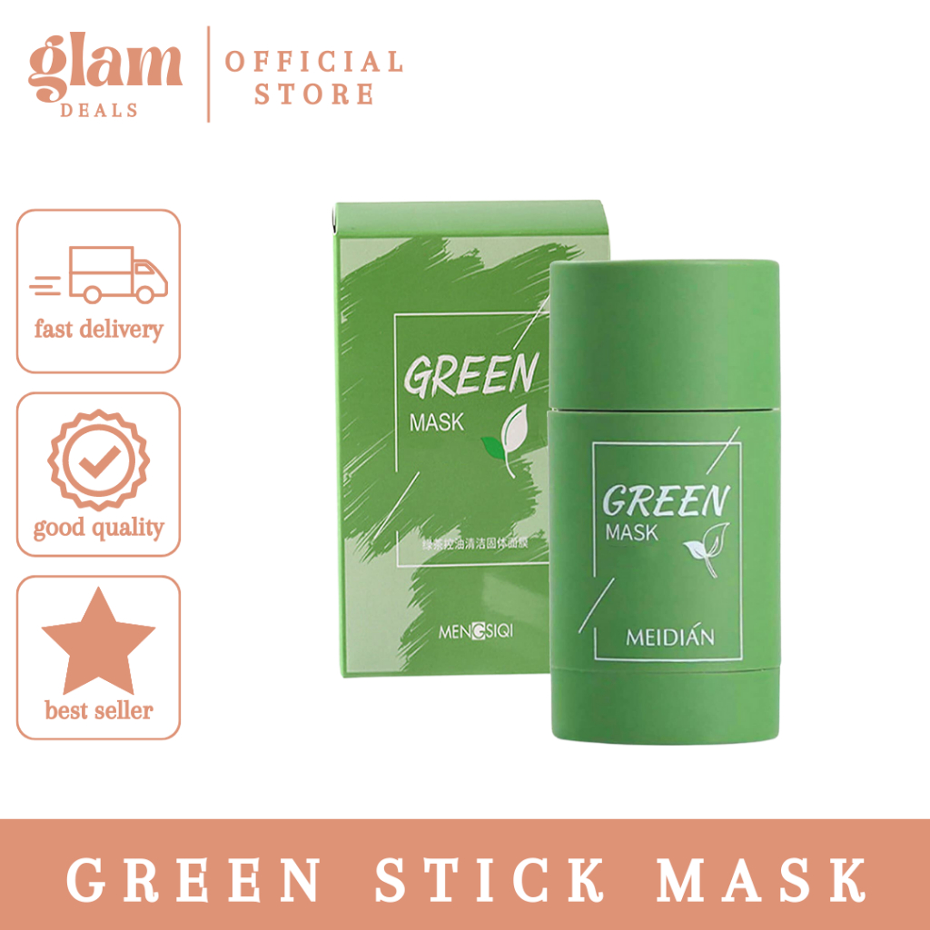 Green Tea Mask Stick Cleansing Solid Mask Acne Beauty Cleansing Mud ...