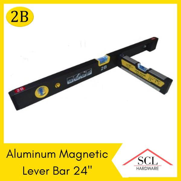 2B Aluminum Magnetic Level Bar 24" with level ruler | Shopee Philippines