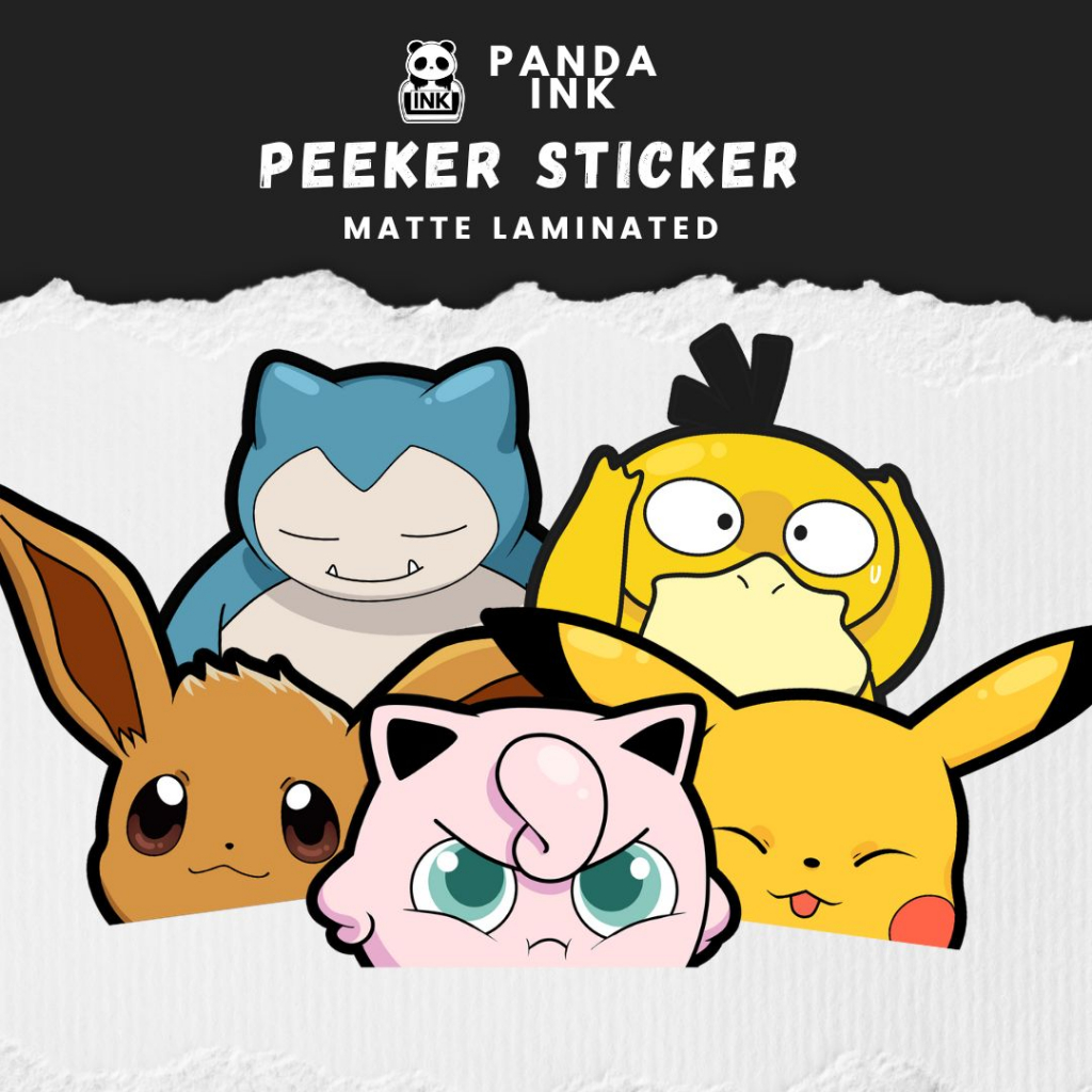 Pokemon Peeker Pikachu Jigglypuff Snorlax Psyduck Evee and more ...