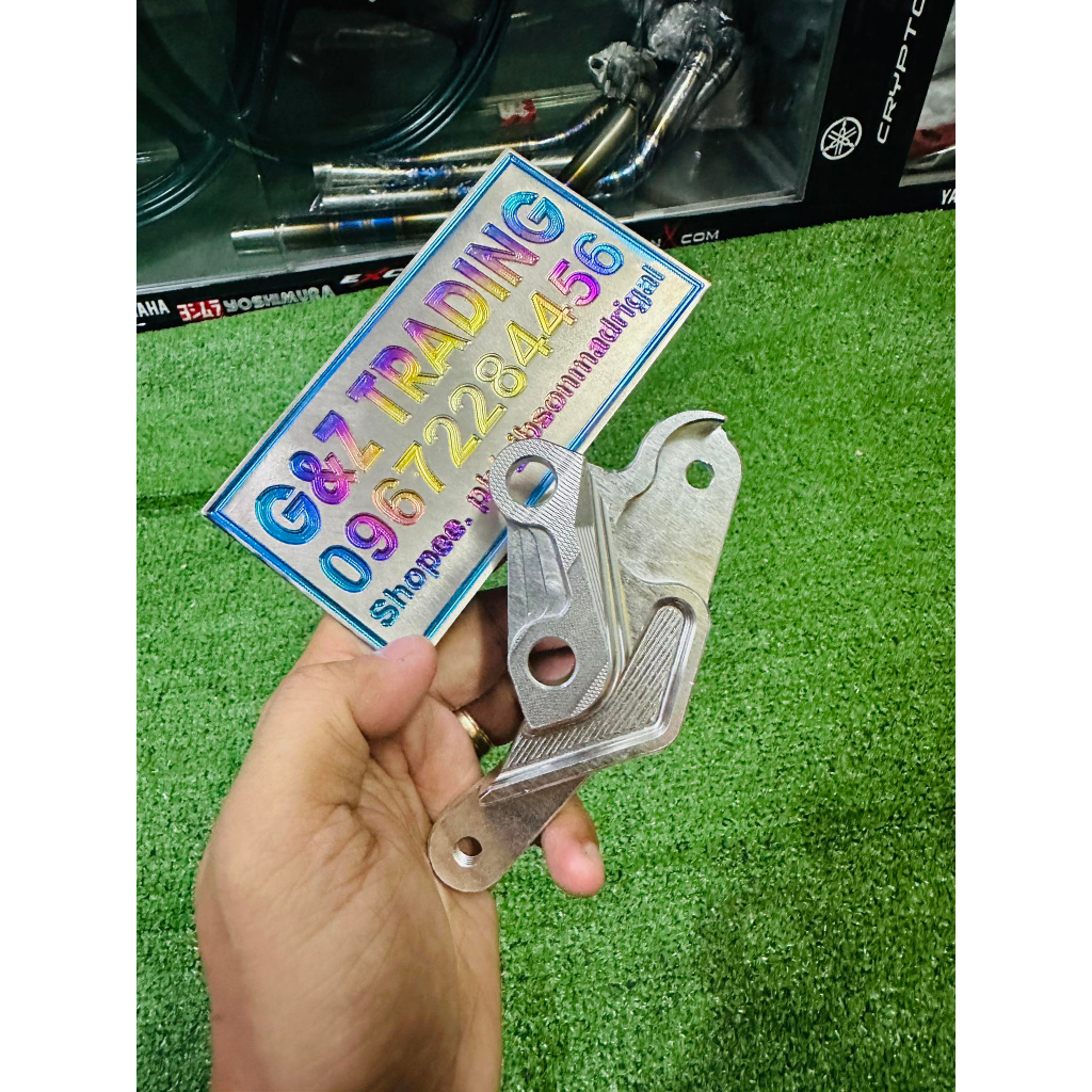 CNC Disc Bracket 267mm 4pot LCM FRONT SHOCk Sniper 150 155 | Shopee ...