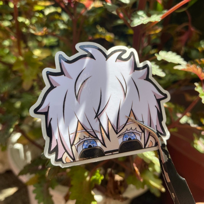 Jujutsu Kaisen | Gojo | JJK | Vinyl Peeker Sticker | Waterproof ...