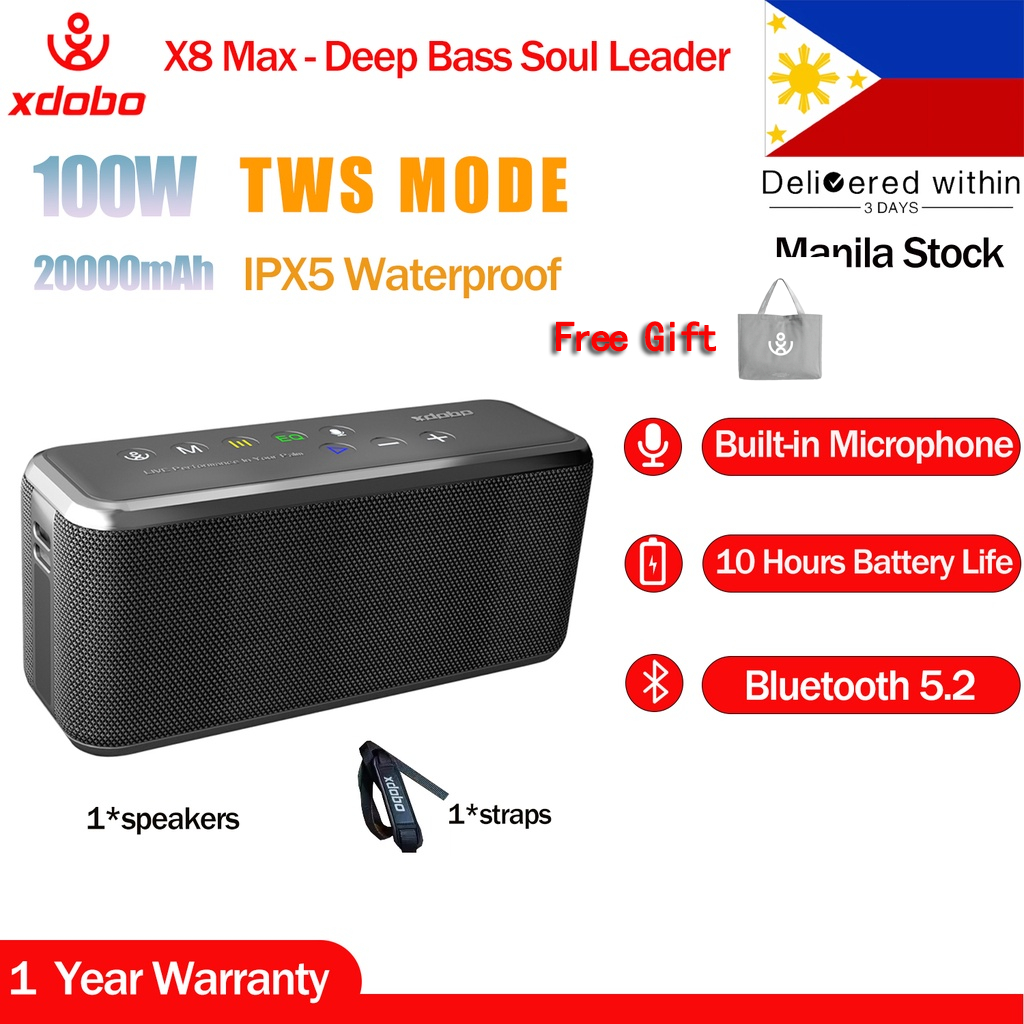 XDOBO X8 MAX 100W 20000mAh Wireless Bluetooth Speakers TWS Mode Speaker ...