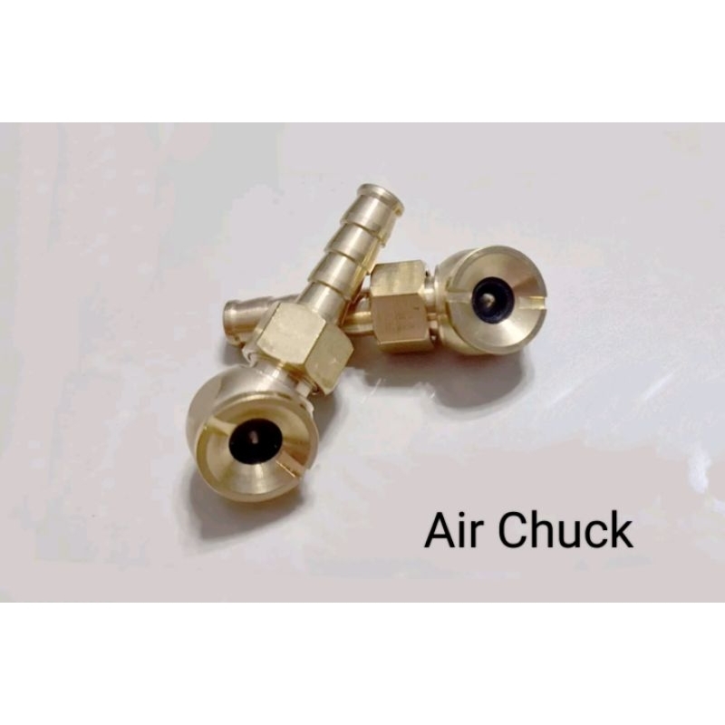 Air Chuck Tire Inflator closed end hose barb fittings. | Shopee Philippines