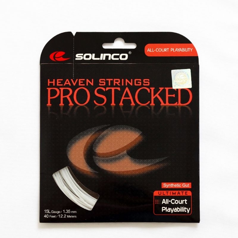Solinco PRO STACKED Tennis Strings 15L 16L Set | Shopee Philippines