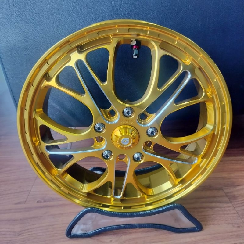 MARUS 223 WHEEL MAGS RIMS ( FRONT AND REAR ) IN GOLD FOR VESPA ...