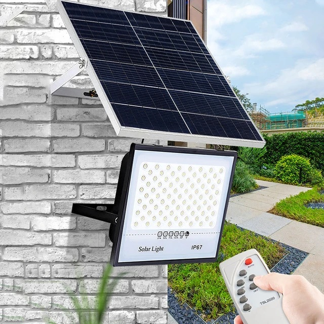 60/150/200/400W LED Outdoor Nano Solar Flood Lights Waterproof Street ...