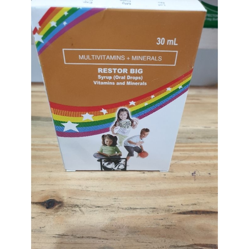 Restor Big Multivitamins+ Minerals (oral drops) 30ml , 243pesos ...