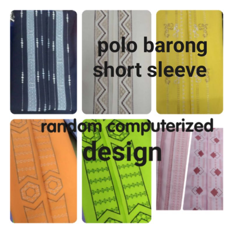 🇮🇹polo barong( miyaki fabric )random embroidery design/random color 🇮🇪 ...