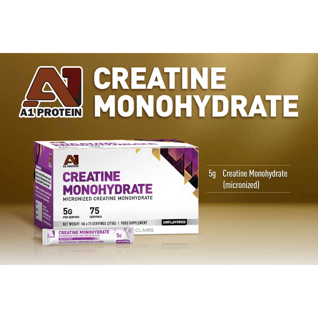 A1 PROTEIN CREATINE MONOHYDRATE 5G SACHET | Shopee Philippines