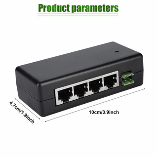 4 Port POE Injector for CCTV Surveillance IP Cameras Power Over ...