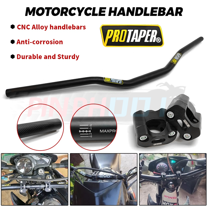 Protaper EVO Handle Bar 22mm Motorcycle Handlebar CNC Universal Fat Bar ...