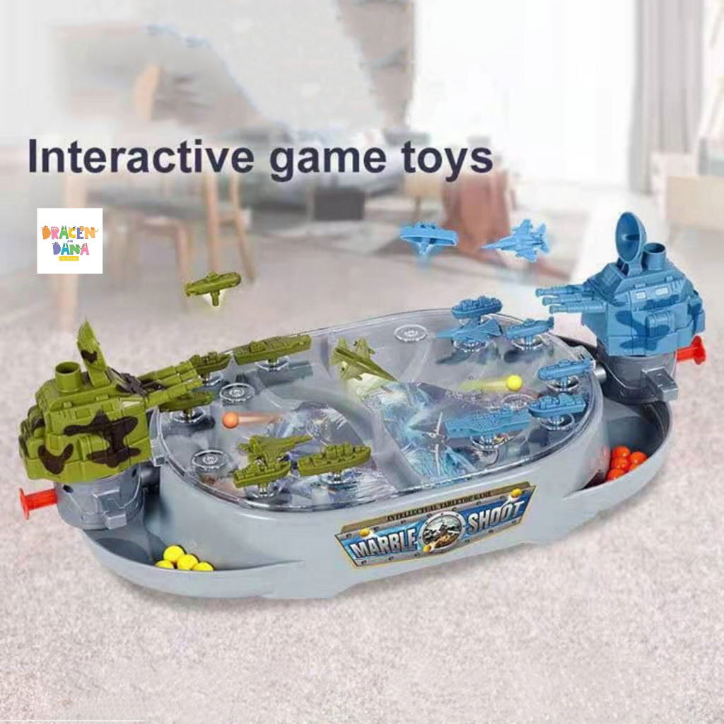 Naval Battle Tabletop Game Non Battery Operated Toy for kids | Shopee ...
