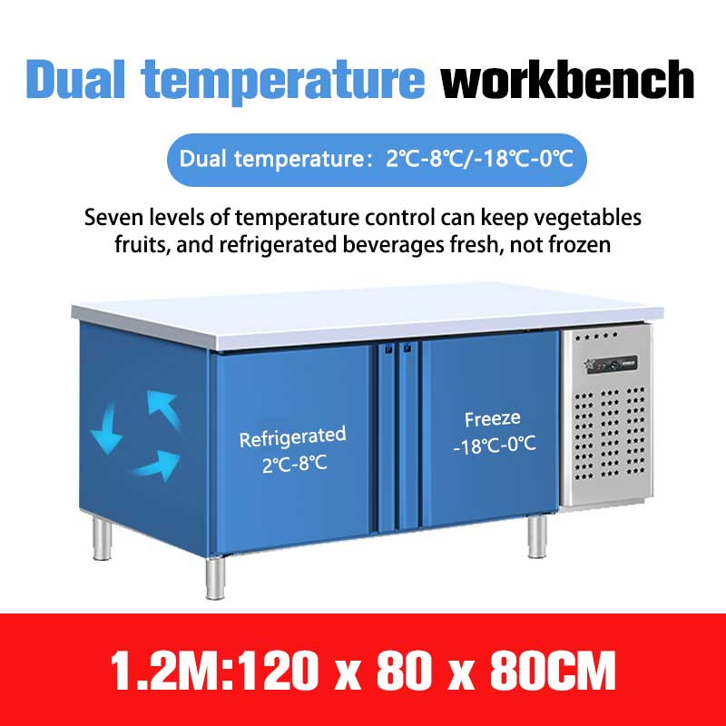 Kingkong Refrigerated worktable, freezer, commercial freezer, large ...