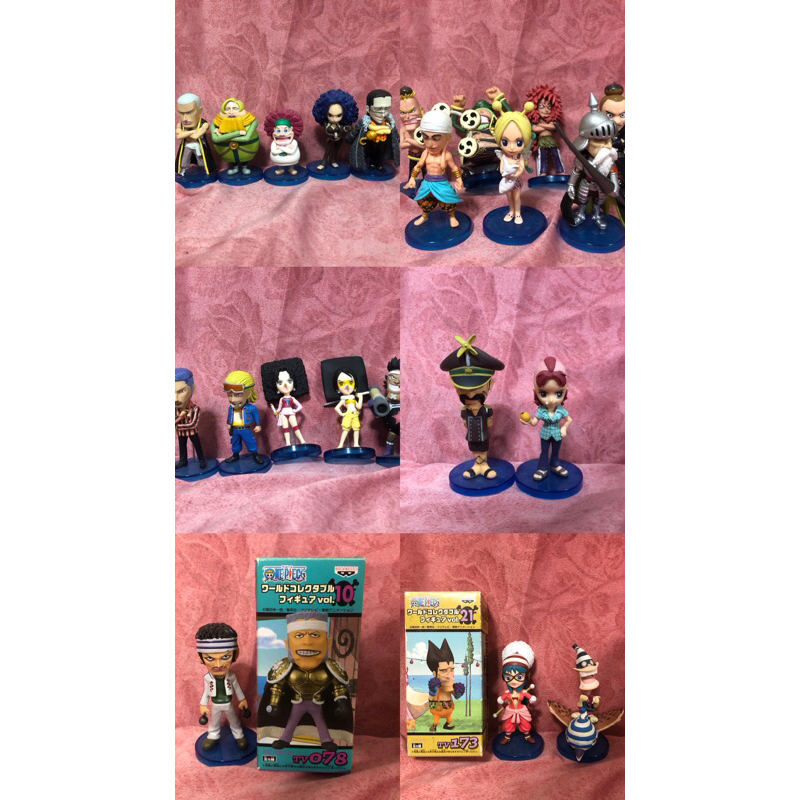 Authentic WCF One piece set - skypeia arc foxy pirates alabasta arc ...
