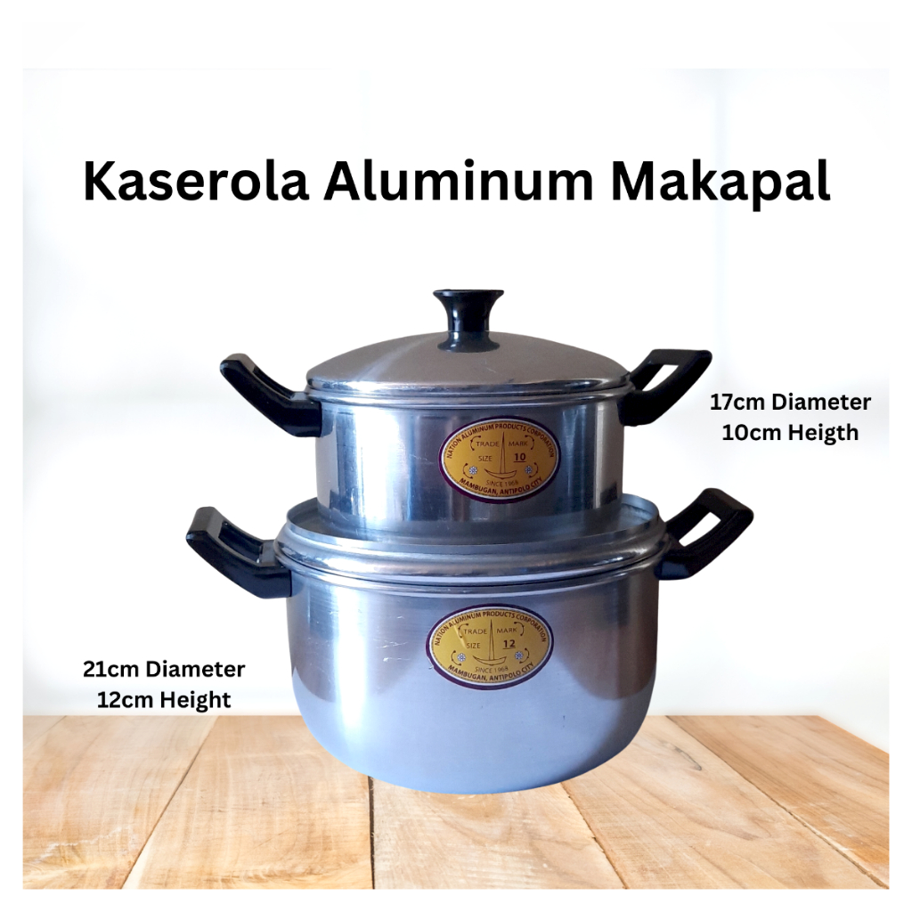 Kaserola Set Makapal Aluminum Heavy Duty | Shopee Philippines