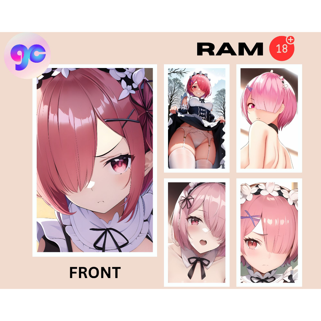 Ram [Re:Zero] High Quality NSFW Photocards | Shopee Philippines