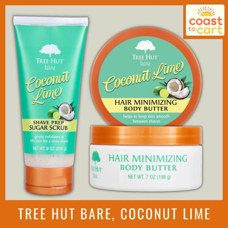 Tree Hut Bare Shave Prep Sugar Scrub / Tree Hut Bare Hair Minimizing ...