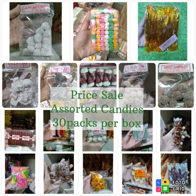 Assorted Candies 30 Packs per Box |Custom Candy Box | Negosyo Bundle ...