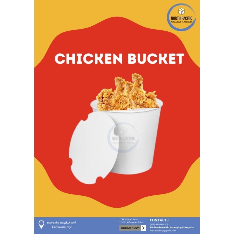 Paper Bucket 85oz (Plain) | Shopee Philippines