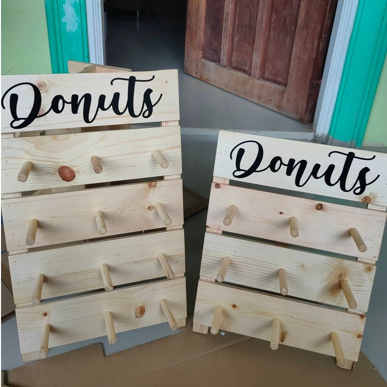 Donut Wall 12stick rustic theme, aesthetic, natural Dessert Buffet ...