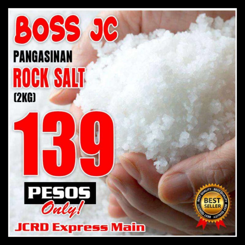 Pangasinan Authentic Rock Salt from Dasol Pangasinan (BOSS JC) | Shopee ...