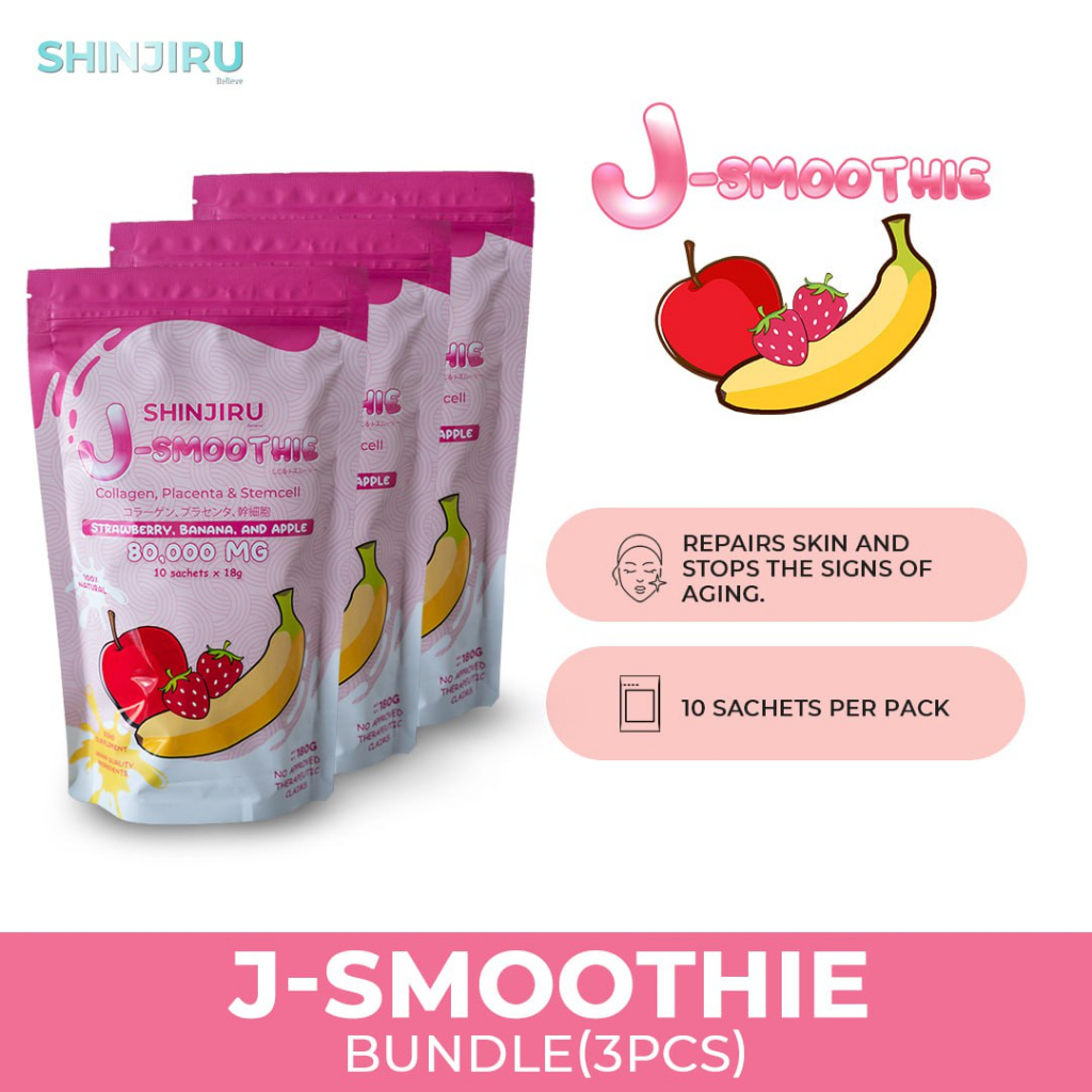 Shinjiru J-Smoothie | 3pcs Bundle | Shopee Philippines