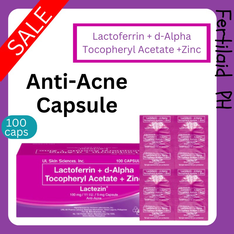 Lactezin Anti-Acne Capsules | Shopee Philippines
