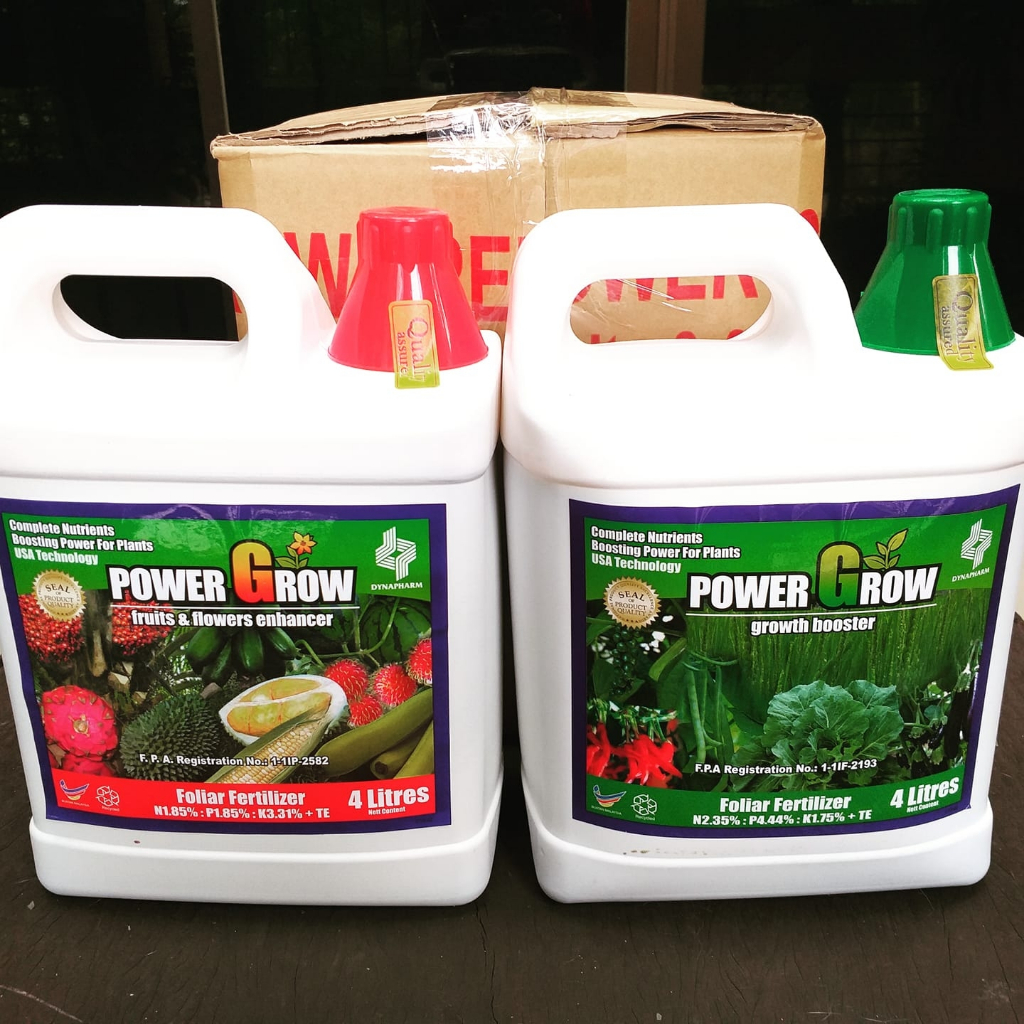 Power Grow Organic Booster and Fruit & Flower Enhancer 1 Liter or 4 ...