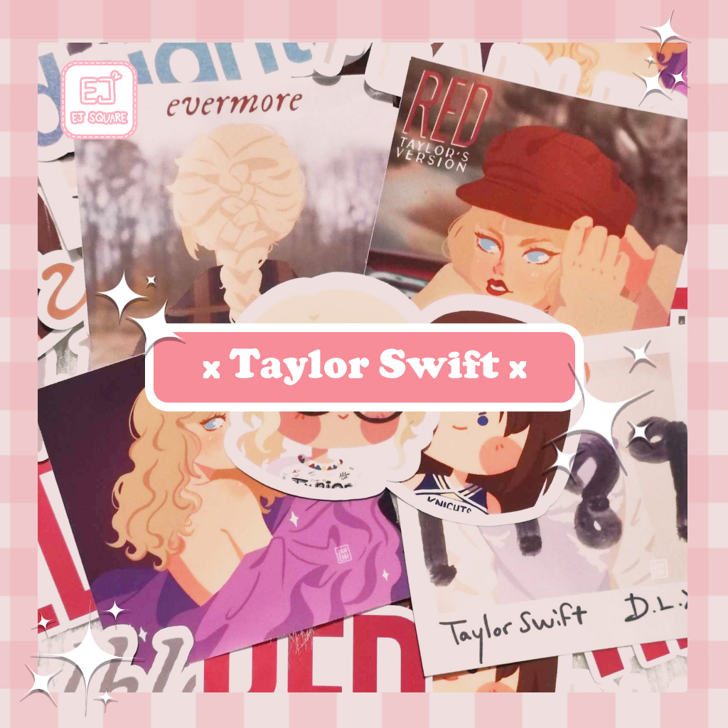 TAYLOR SWIFT ALBUM SET VINYL WATERPROOF STICKERS | EJ SQUARE | Shopee ...